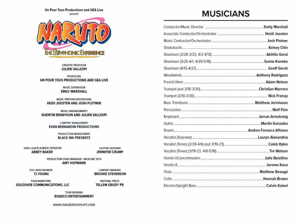 Naruto: The Symphonic Experience – Live Music Meets Anime - All Ages of ...
